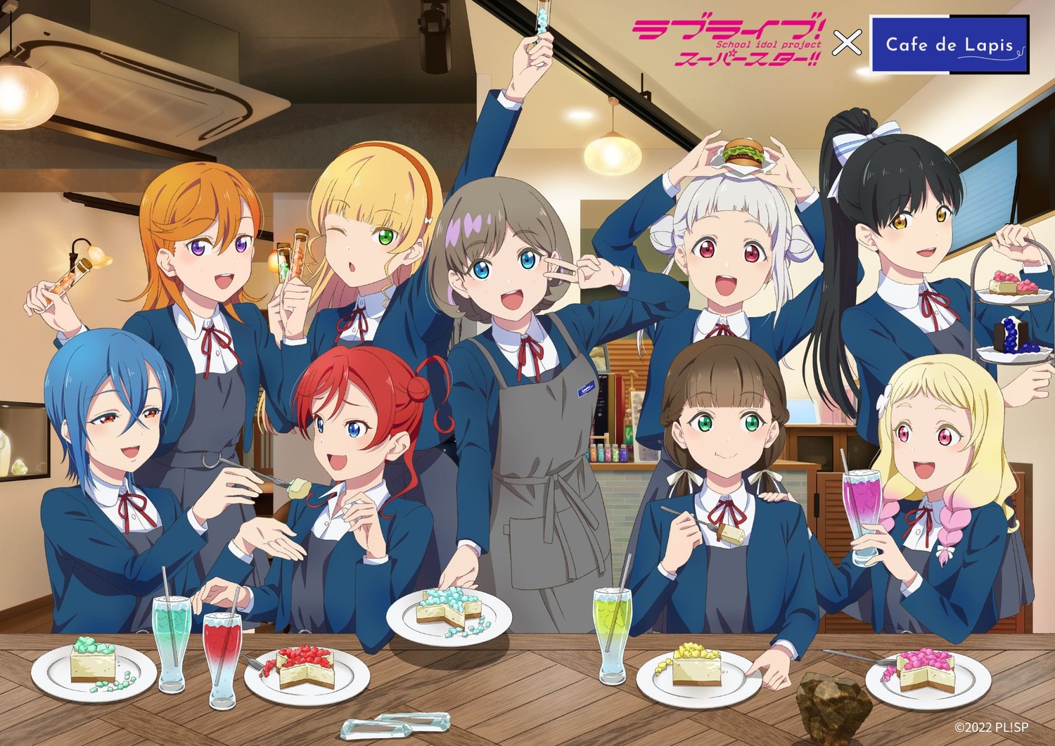 love live! (series) love live! superstar!! arashi chisato hazuki ren heanna sumire onitsuka ...